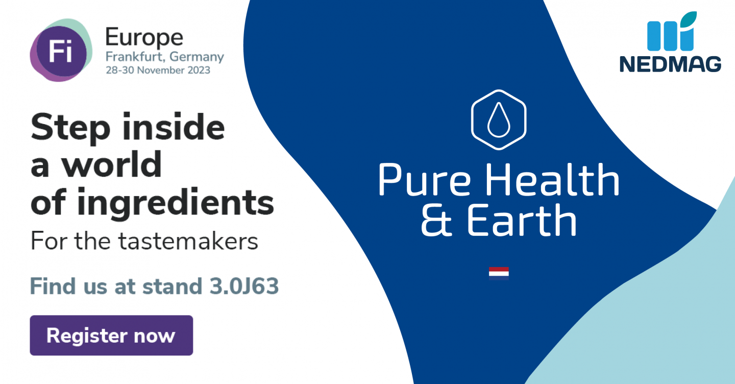 Maak kennis met Pure Health & Earth op Food Ingredients Exhibition in Frankfurt! | Nedmag B.V.